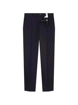 FURSAC Virgin-wool Tailored Trousers - Blue