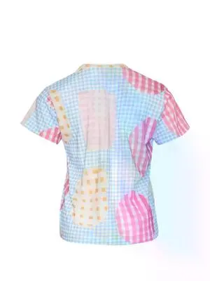 TAO Gingham Patchwork T-shirt