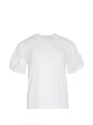 Noir Kei Ninomiya Bow-detail T-shirt