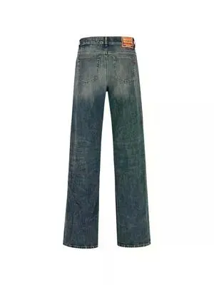 DIESEL® Washed Straight-leg Jeans