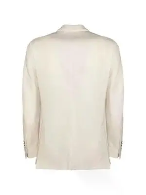 Eleventy Double-breasted Peak-lapel Blazer