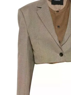 PUSHBUTTON Checked Hybrid Blazer