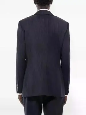 FURSAC Striped Wool Suit Jacket