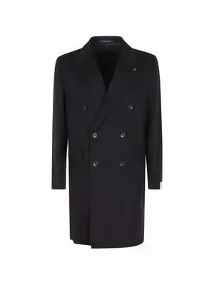 Tagliatore Double-breasted Peak-lapel Coat