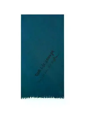 Y’s Oversized Fringe-trim Scarf