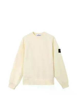 Stone Island Organic Cotton Fleece Sweatshirt - Neutrals