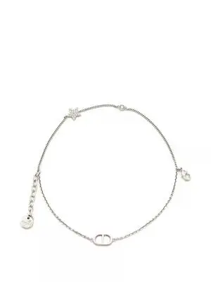 Dior Petit Cd Double-chain Bracelet - Silver