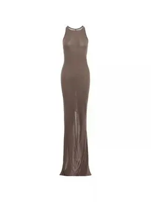 Rick Owens Racer-back Semi-sheer Dress