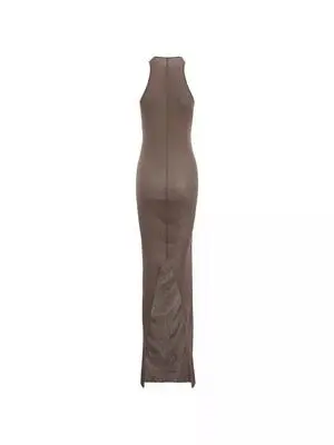 Rick Owens Racer-back Semi-sheer Dress