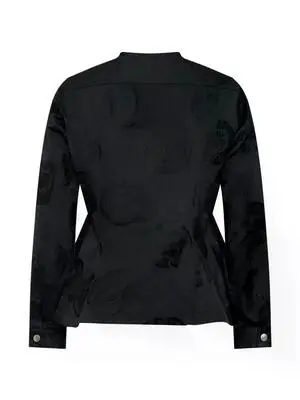 Comme Des Garçons Ruffled Fitted Jacket