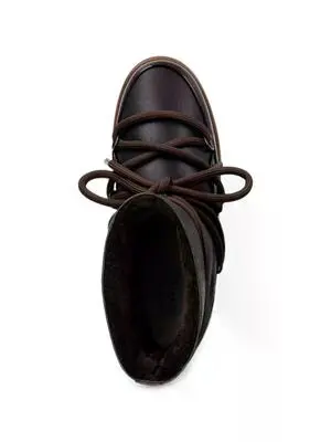 Inuikii Patent-leather Lace-up Boots