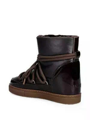 Inuikii Patent-leather Lace-up Boots