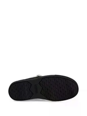 Inuikii Shearling-trim Cow-print Loafers
