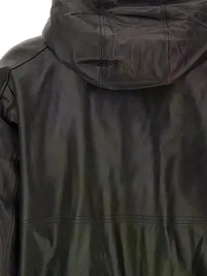 Moose Knuckles Neo Leather Hooded Jacket