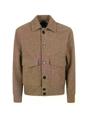 DONDUP Button-up Patch-pocket Jacket - Brown