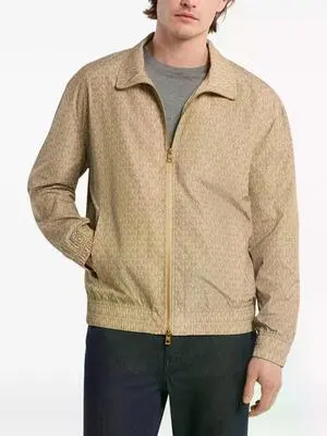 Michael Kors Signature Logo Windbreaker Jacket