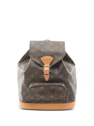 LOUIS VUITTON Monogram Canvas Montsouris Backpack - Brown