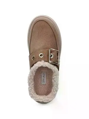 Inuikii Buckle-detail Flat Mules