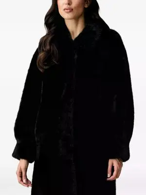 SILVIAN HEACH Faux-fur Single-breasted Coat