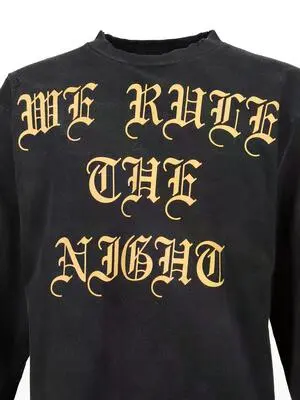 JUN/NAKAYAMA Graphic-print Long-sleeve T-shirt