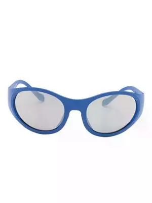 ALBA OPTICS Oval-frame Sunglasses - Blue
