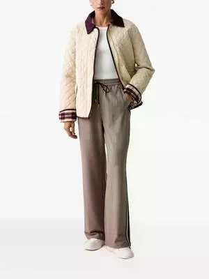 SILVIAN HEACH Quilted Corduroy-collar Jacket