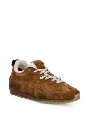 Inuikii Shearling-lined Suede Sneakers