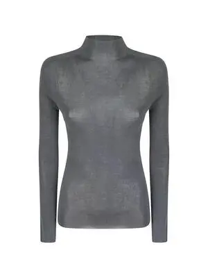 M.S.M. Turtleneck Wool Sweater - Grey