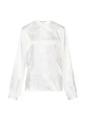 Comme Des Garçons Bow-detail Satin Shirt