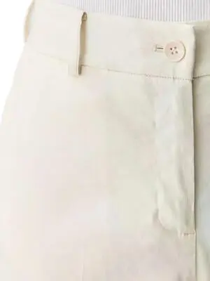 Sisley Pressed-crease Cropped Trousers