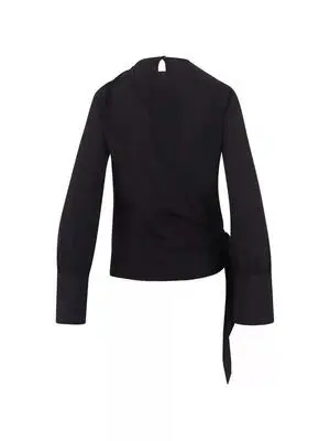 Federica Tosi Wrap-style Long-sleeve Blouse