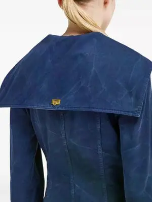 FERRAGAMO Washed Cotton Gabardine Dress
