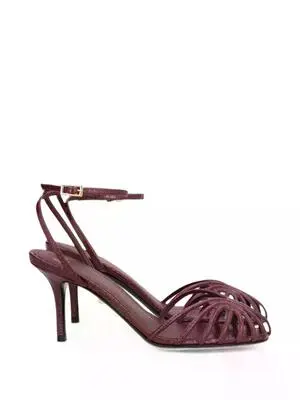 ALEVI MILANO Lizard-effect Cage Sandals