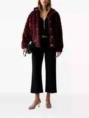 SILVIAN HEACH Faux-fur High-neck Jacket