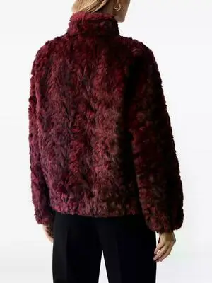 SILVIAN HEACH Faux-fur High-neck Jacket