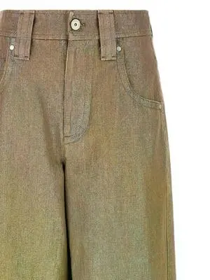Brunello Cucinelli Baggy Jeans - Brown