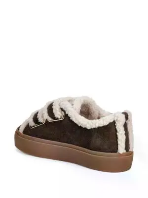 Inuikii Shearling-trim Buckle-fastening Sneakers