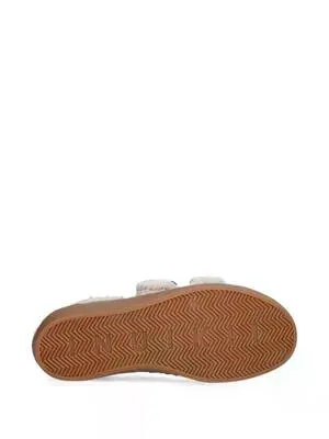 Inuikii Shearling-trim Buckle-fastening Sneakers