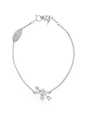 VIVIENNE WESTWOOD Kiri Platinum-tone Sterling Bracelet - Silver