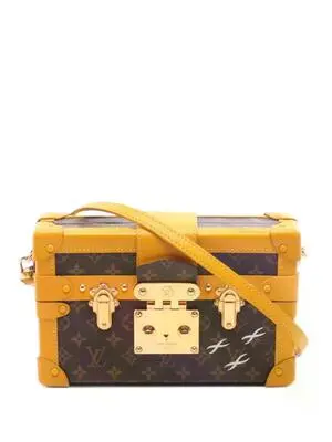 LOUIS VUITTON Petite Malle Monogram Canvas Cross Body Bag