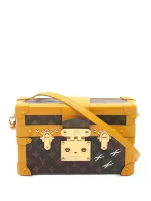 LOUIS VUITTON Petite Malle Monogram Canvas Cross Body Bag