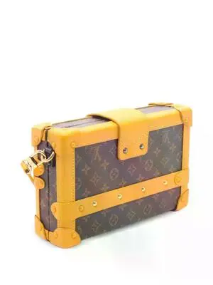 LOUIS VUITTON Petite Malle Monogram Canvas Cross Body Bag