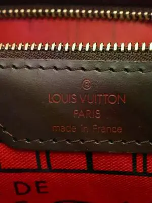 LOUIS VUITTON Damier Ebene Neverfull Pm Tote Bag - Brown
