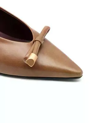 Roberto Festa Odisy Bow-detail Pumps - Brown