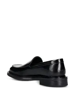 Filling Pieces Logo-plaque Square-toe Loafers