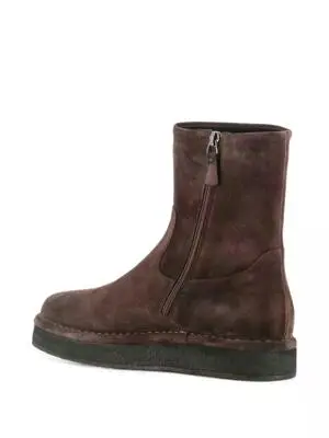 DEL CARLO Suede Ankle Boots