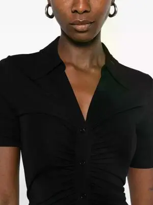 Diane Von Furstenberg Ruched Button-down Dress