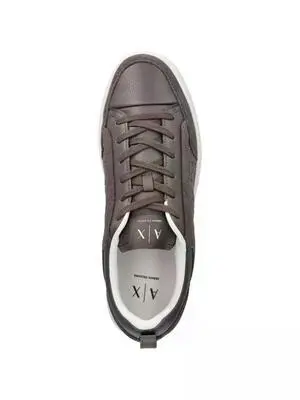 Armani Exchange Monogram-print Panelled Sneakers