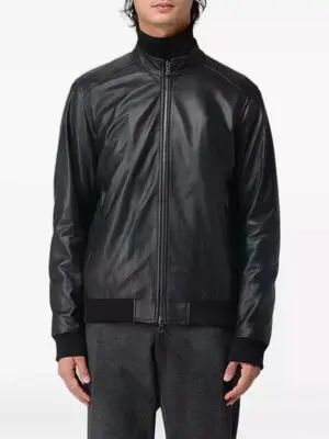 XC Leather Bomber Jacket