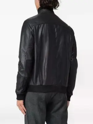 XC Leather Bomber Jacket